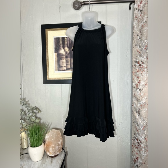 Dresses | Super Cute Lbd With Layered Ruffle Bottom | Poshmark